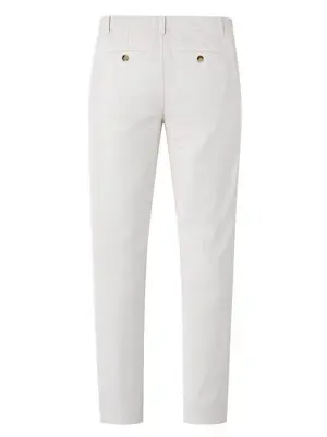 Brunello Cucinelli Cotton Trousers Made In Italy