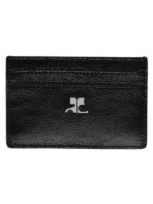 COURREGES Porta Carte "napplack - Black