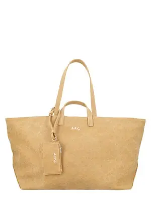 A.p.c. Borsa "le Drummer Toile - Multicolour