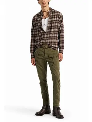 Dsquared2 Sexy Cargo Trousers - Military Green