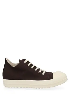 Rick Owens Sneaker Basse Iin Denim - Charcoal