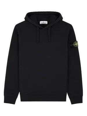 Stone Island Felpa Con Patch Logo