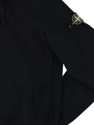 Stone Island Felpa Con Patch Logo
