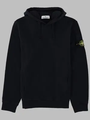 Stone Island Felpa Con Patch Logo
