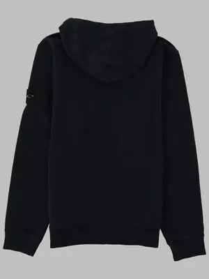 Stone Island Felpa Con Patch Logo