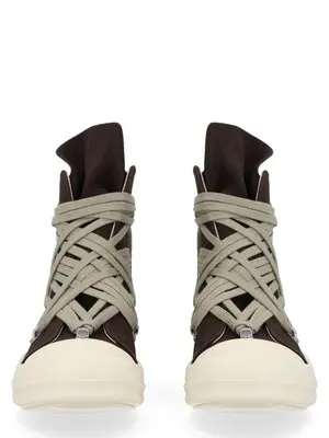 Rick Owens Sneaker In Denim "megalace