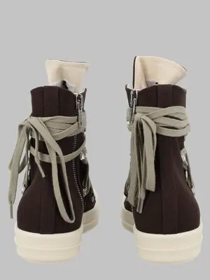 Rick Owens Sneaker In Denim "megalace