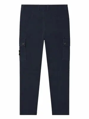 Stone Island Cargo Jeans With Logo Patch