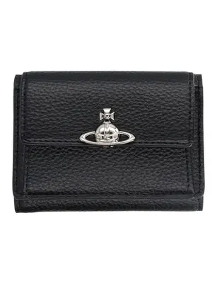 VIVIENNE WESTWOOD Portafoglio Small Flap Purse - Black