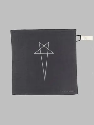 Rick Owens Bandana Con Stampa