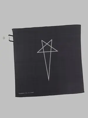 Rick Owens Bandana Con Stampa