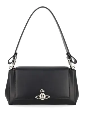 VIVIENNE WESTWOOD Borsa A Mano "hazel" Medium - Black