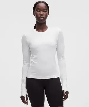 Lululemon Super Swiftly Long Sleeve Shirt - White