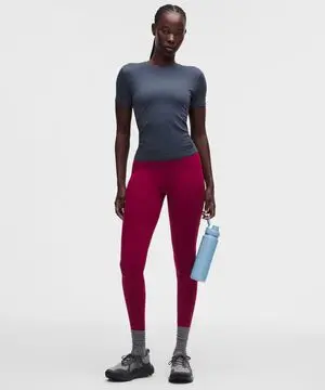 Lululemon Super Swiftly Short-sleeve Shirt - Dusty Diamond