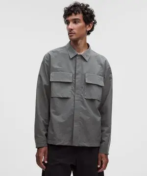Lululemon Ultralight Wovenair Long-sleeve Shirt - Onyx Grey