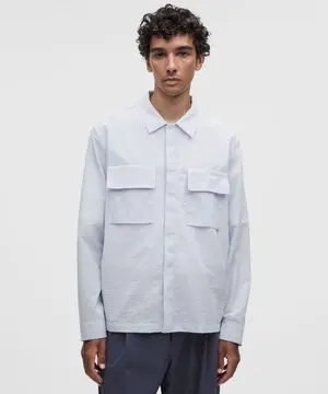Lululemon Ultralight Wovenair Long-sleeve Shirt - Starch Blue