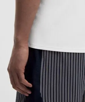 Lululemon Uv-protective Textured Mesh Tennis Shirt - White/white/white