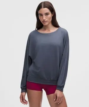 Lululemon Becalm Oversized Sweatshirt - Dusty Diamond