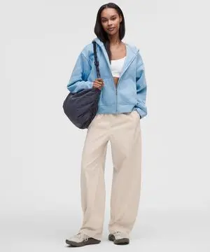 Lululemon Woven Mid-rise Barrel-leg Pants - Sand Dollar