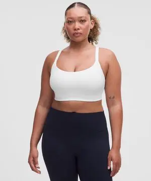 Lululemon Wunder Train Strappy Racer Bra White