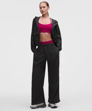 Raw Edge Hem Sports Pants For Women