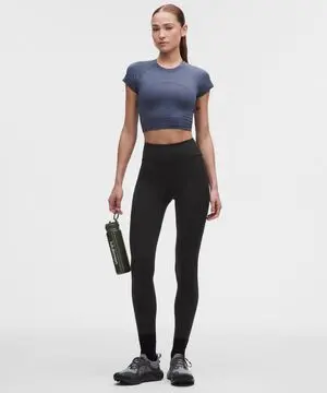 Lululemon Fast And Free 6-pocket High-rise Tight 28" Running Essentials - Black