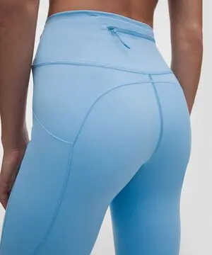 Lululemon Fast And Free 6-pocket High-rise Tight 28" Running Essentials - Dreamy Blue