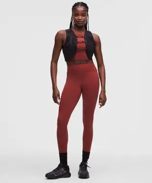 Lululemon Fast And Free 6-pocket High-rise Tight 28" Running Essentials - Rocket Red