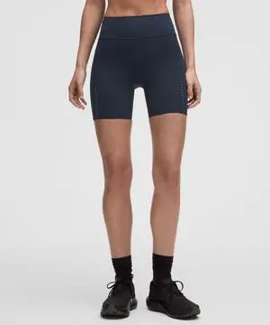 Lululemon Fast And Free 6-pocket High-rise Short 6 - True Navy