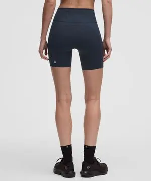 Lululemon Fast And Free 6-pocket High-rise Short 6 - True Navy