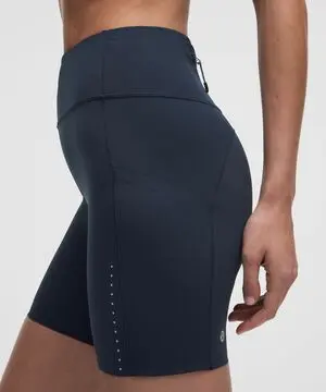 Lululemon Fast And Free 6-pocket High-rise Short 6 - True Navy