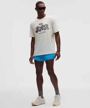 Lululemon Fast And Free Lined Split Short 3 - Luminous Aqua