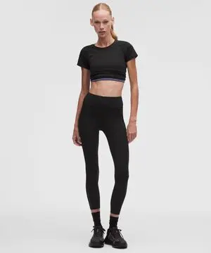 Lululemon Fast And Free 6-pocket High-rise Tight 25" Black