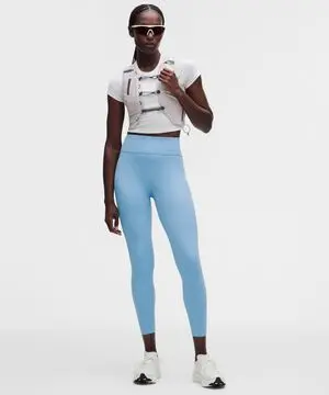 Lululemon Fast And Free 6-pocket High-rise Tight 25" Running Leggings - Dreamy Blue