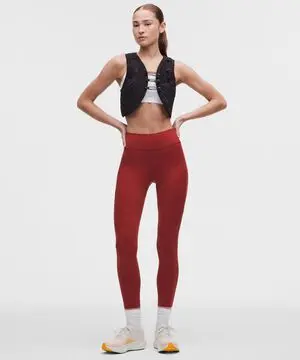 Lululemon Fast And Free 6-pocket High-rise Tight 25" Running Leggings - Rocket Red