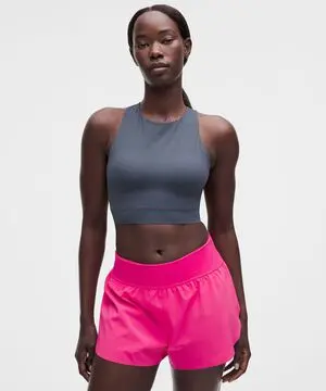 Lululemon Fast And Free Bra Medium Support, B/c Cup - Dusty Diamond