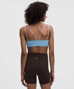 Lululemon Flexyflex Double-strap Yoga Bra - Dreamy Blue