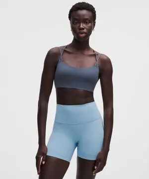 Lululemon Flexyflex Double-strap Yoga Bra - Dusty Diamond