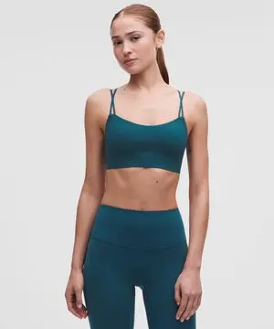 Lululemon Flexyflex Double-strap Yoga Bra - Remixed Marine