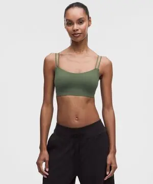 Lululemon Flexyflex Double-strap Yoga Bra - Sassy Sage