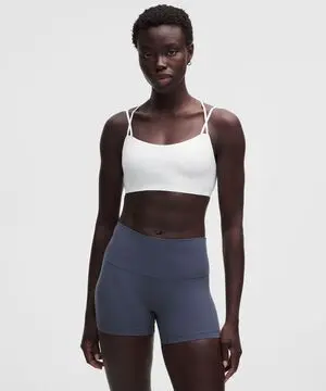 Lululemon Flexyflex Double-strap Yoga Bra - White