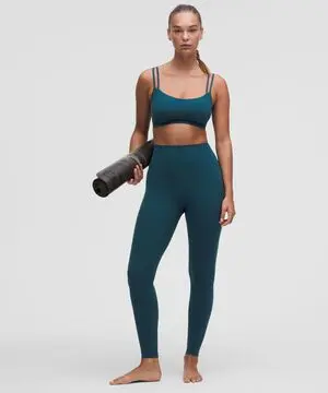 Lululemon Flexyflex Double-strap Yoga Bra - Remixed Marine
