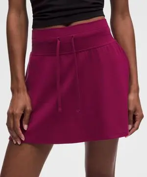 Lululemon Groove High-rise Mini Skirt With Shorts Liner - Raspberry Rave
