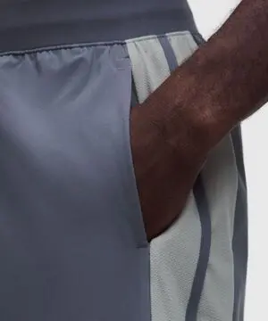 Lululemon Lightweight Mesh-panelled Tennis Shorts - Dusty Diamond/feather Grey