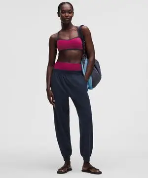 Lululemon Align™ Ribbed-waist Jogger - True Navy/raspberry Rave