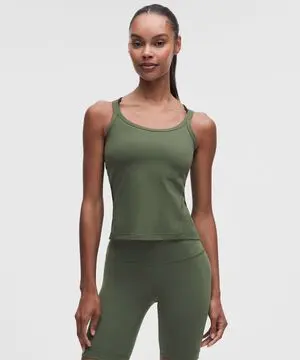 Lululemon Align™ Scoop-neck Waist-length Tank Top - Sassy Sage
