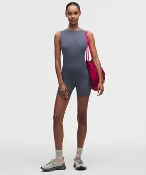 Lululemon Align™ Scoopback Bodysuit - Dusty Diamond/flamingo Fun Tone