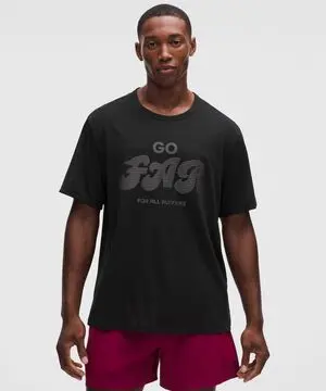 Lululemon Mile Maker Mesh Short-sleeve Shirt - Black