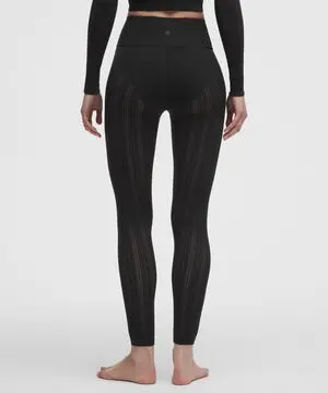 Lululemon Revealknit Pointelle High-rise 7/8 Tight - Black