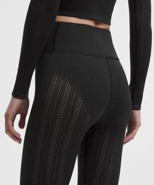 Lululemon Revealknit Pointelle High-rise 7/8 Tight - Black